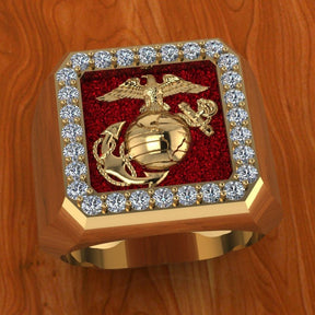 Exceptional USMC Rings designed and created by a Marine Owned Business ...