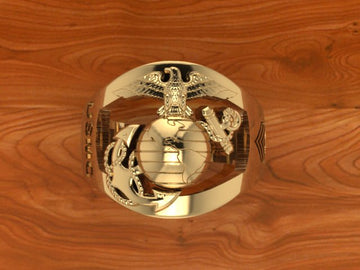 Exceptional USMC Rings designed and created by a Marine Owned Business ...