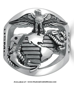 Exceptional USMC Rings designed and created by a Marine Owned Business ...