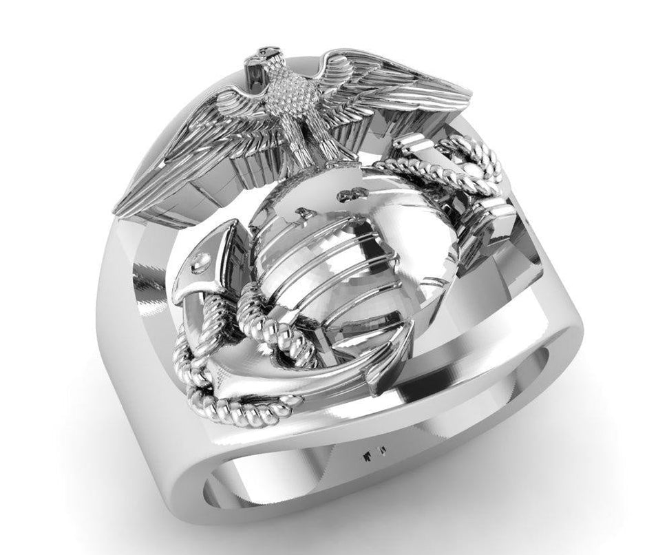 Exceptional USMC Rings designed and created by a Marine Owned Business ...